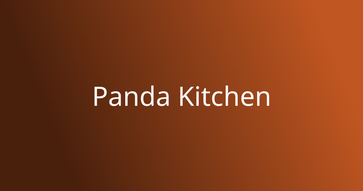 Best Chinese in Stroudsburg, PA | Panda Kitchen | Menu